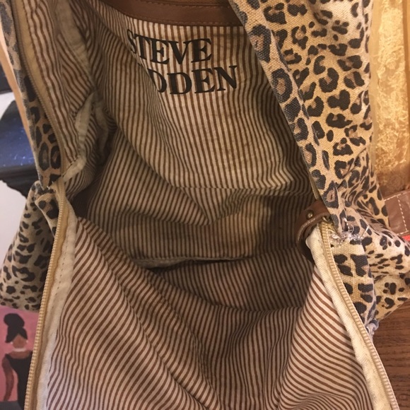 Steve Madden | Bags | Steve Madden Leopard Print Book Bag | Poshmark