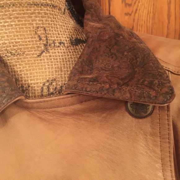 Vintage | Jackets & Coats | Vintage 8s Hunters Run Leather Jacket ...