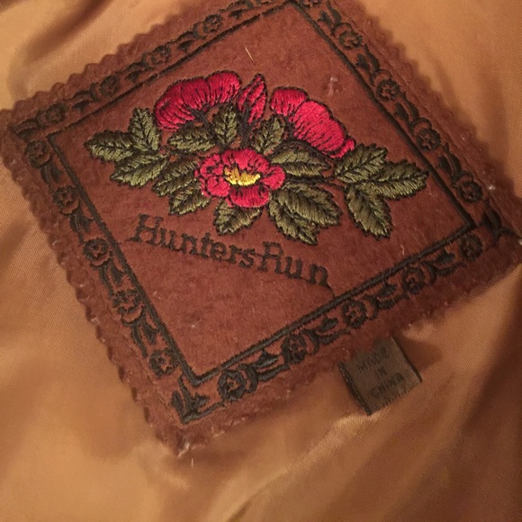 Vintage | Jackets & Coats | Vintage 8s Hunters Run Leather Jacket ...
