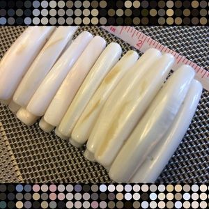 Jewelry | Bone Shell Statement Bracelet | Poshmark