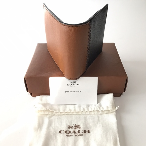 Coach | Bags | Nwt Coach Rip Repair Leather Id Wallet | Poshmark