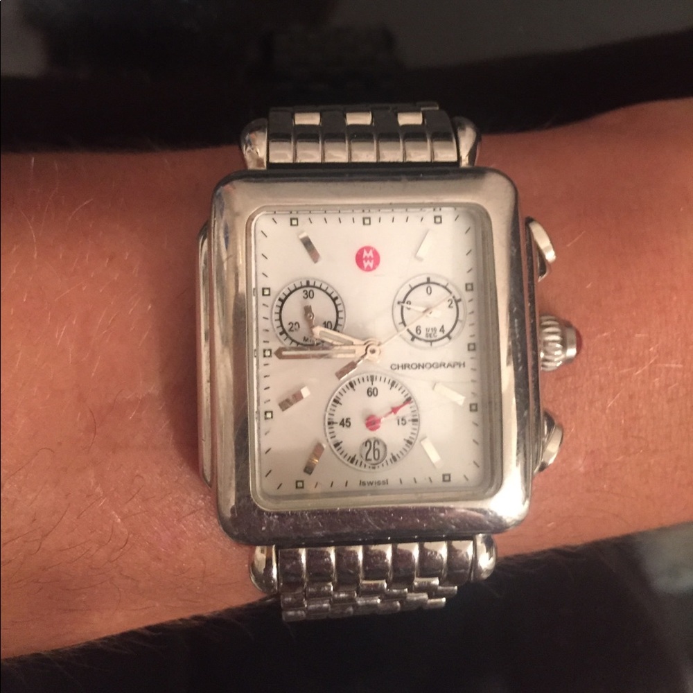 100% Authentic Silver Michelle Watch - Gem