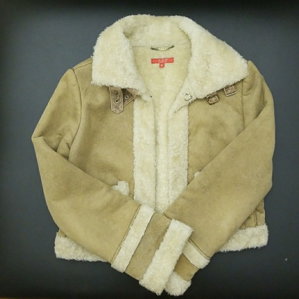 Abs Fuzzy Bomber Jacket - Gem