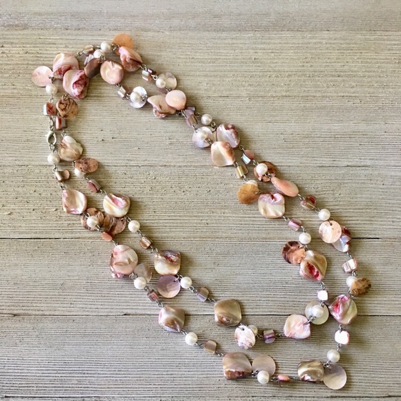 Jewelry | Extra Long Shell Necklace | Poshmark