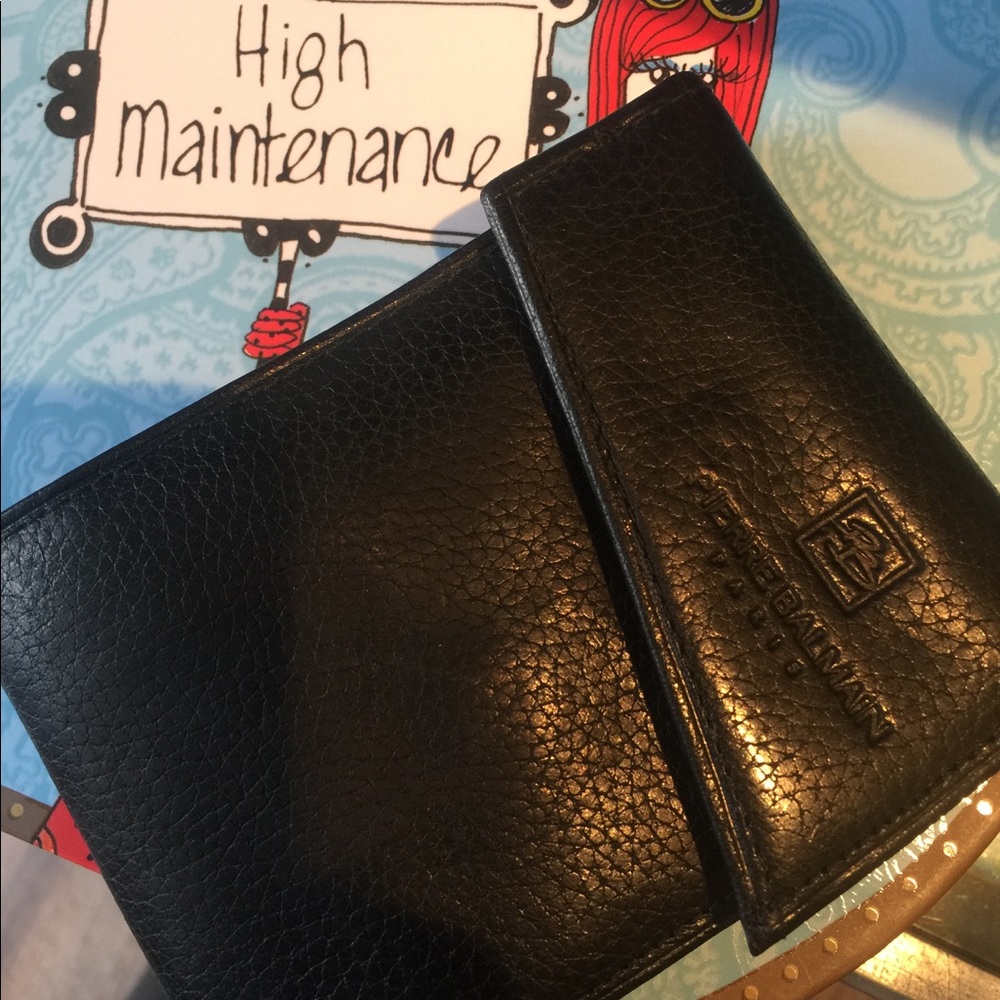 Pierre Balmain Paris Leather Wallet Very Nice - Gem