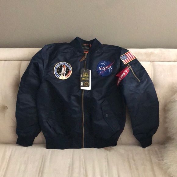 Jackets & Coats | Nwt Nasa Ma1 Flight Bomber Jacket S | Poshmark