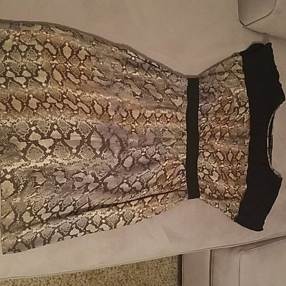 Zara | Dresses | Zara Snake Print Dress | Poshmark