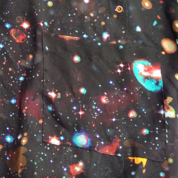 princess vera wang | Shirts & Tops | Princess Vera Wang Black Galaxy ...
