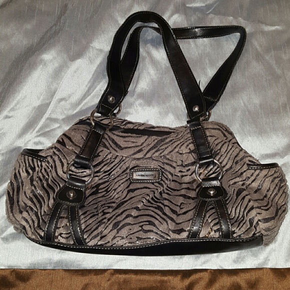 Laura Scott | Bags | Laura Scott Zebra Print Handbag | Poshmark