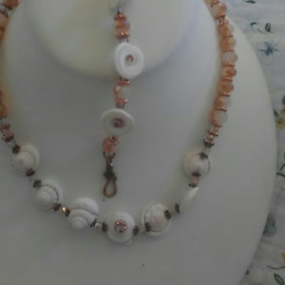 Handcrafted | Jewelry | Shiva Shell Necklace Set | Poshmark