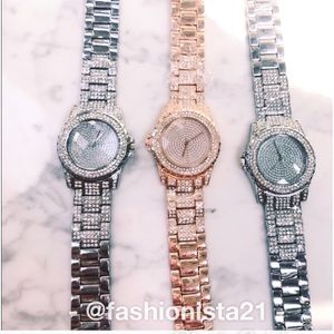 Fashionista21 | Accessories | Silver Crystal Bling Watch | Poshmark
