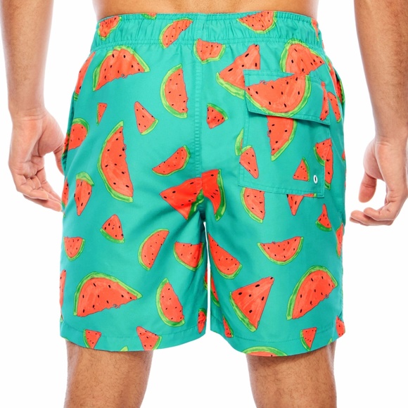 Arizona Jean Company | Swim | Nwt Mens Arizona Watermelon Print Swim ...