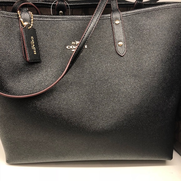 Coach | Bags | Reversible Coach Tote Bag With Pouch | Poshmark