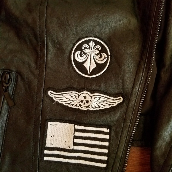 Affliction | Jackets & Coats | Affliction Veg Leather Black Motorcycle ...
