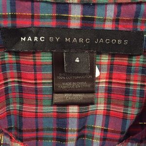 Marc By Marc Jacobs | Tops | Marc By Marc Jacobs Plaid Top | Poshmark
