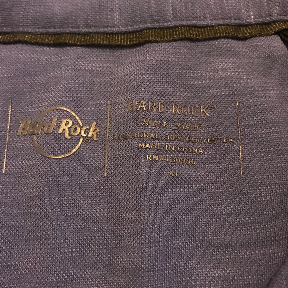 Shirts | Mens Hard Rock Dress Shirt | Poshmark