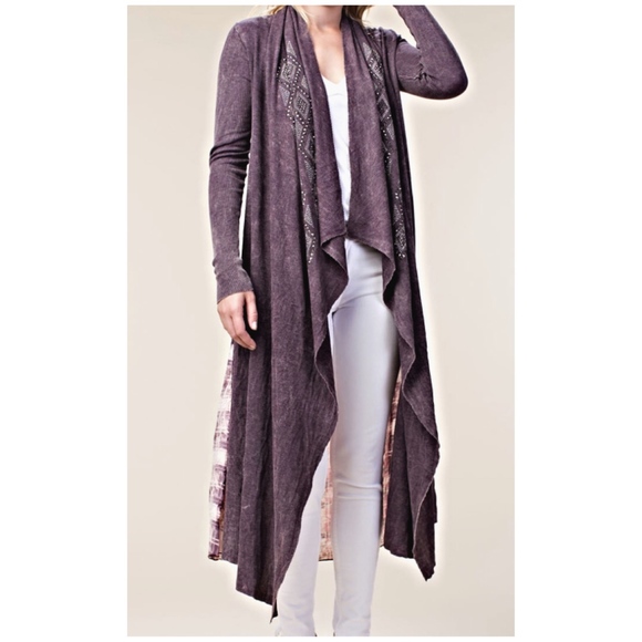 Vocal | Jackets & Coats | Vocal Purple Duster | Poshmark