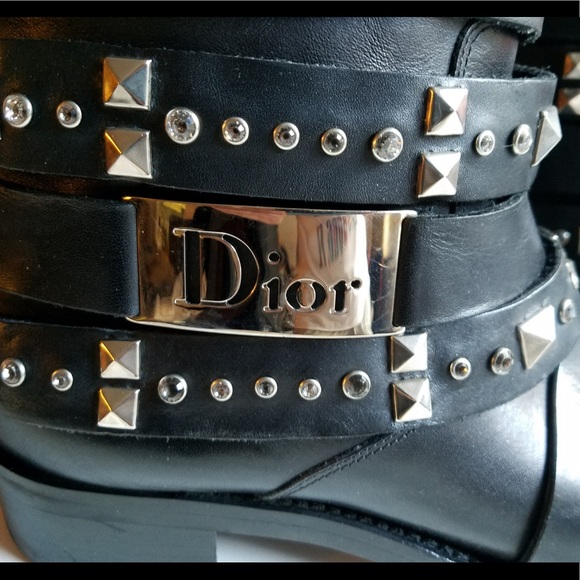 Dior | Shoes | Christian Dior Moto Bikeer Boots | Poshmark
