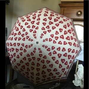 Brighton | Accessories | Rare Brighton Red Heart Pocket Umbrella | Poshmark