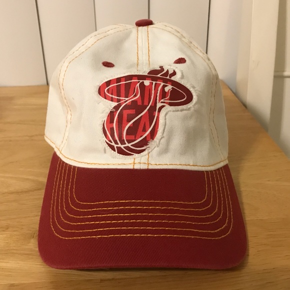 adidas | Accessories | Miami Heat Baseball Cap | Poshmark