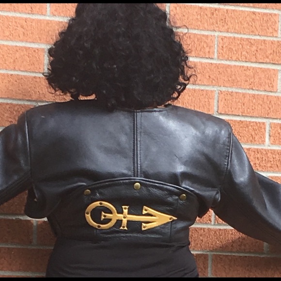 Prince | Jackets & Coats | Black Leather Vest Jacket Made For Prince ...