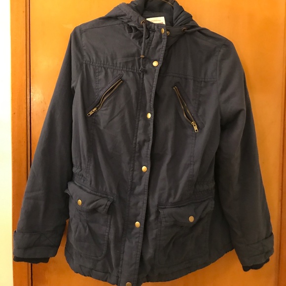 Mossimo Supply Co. | Jackets & Coats | Mossimo Blue Parka Jacket | Poshmark