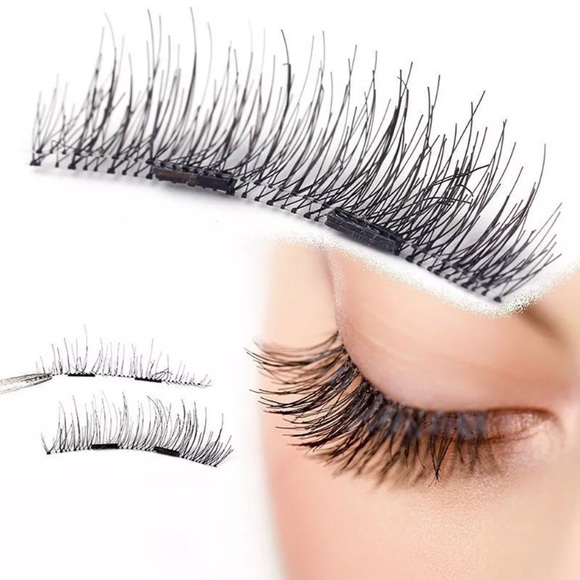 Makeup | 3d Full Magnetic Lashes 1 Pair Nwc 10 Synthetic | Poshmark