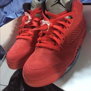 Jordan | Shoes | Retro Jordans Red 5s | Poshmark