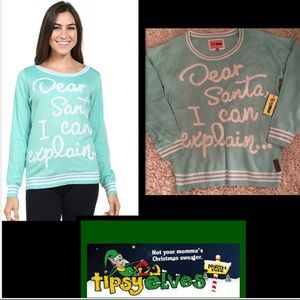 Tipsy Elves | Sweaters | Tipsy Elvesdear Santa I Can Explain ...