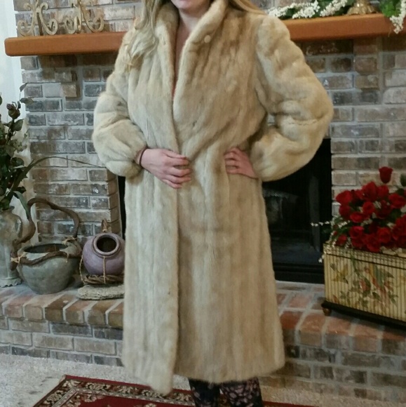 Saga Furs | Jackets & Coats | Vintage Palomino Color Mink Saga Fur Long ...