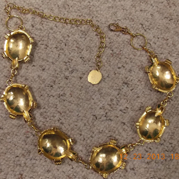 Jewelry | Gold Turtle Chain Link Interlock Belt Or Necklace | Poshmark