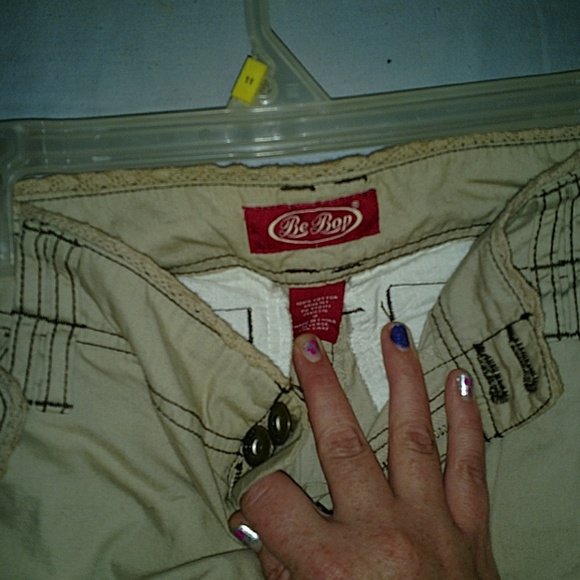 BeBop | Jeans | Be Bop Size 9 Khaki Pants With Lace Trim | Poshmark