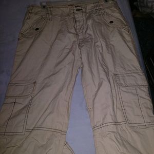 BeBop | Jeans | Be Bop Size 9 Khaki Pants With Lace Trim | Poshmark