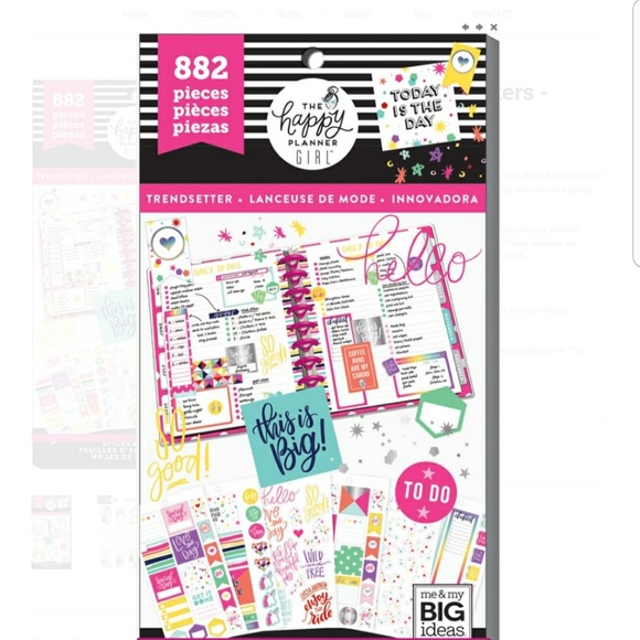 Office | Happy Planner Trendsetter Sticker Book | Poshmark