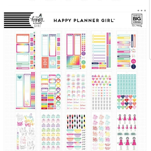 Office | Happy Planner Trendsetter Sticker Book | Poshmark