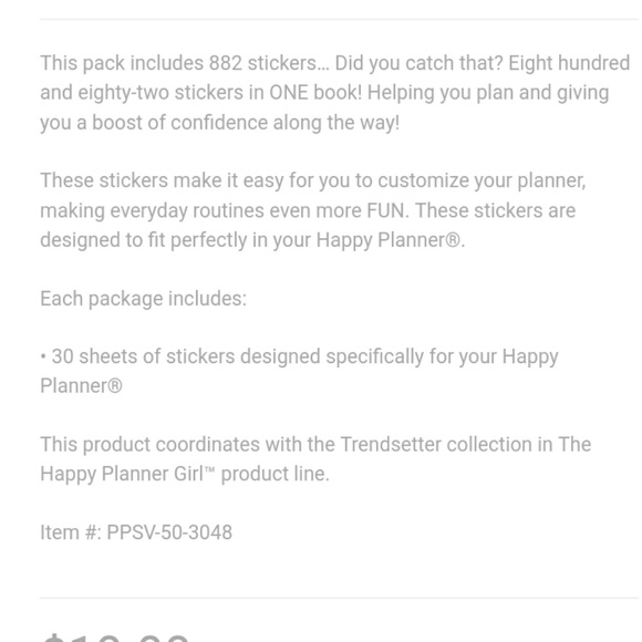 Office | Happy Planner Trendsetter Sticker Book | Poshmark