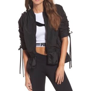 Puma | Jackets & Coats | Nwt Puma Extreme Frill Black Bomber Jacket ...