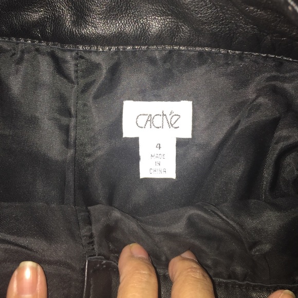 Cache | Pants & Jumpsuits | Cache Leather Pants | Poshmark