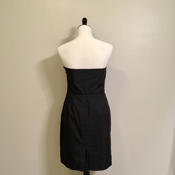 LOFT | Dresses | Ann Taylor Loft Black Strapless Dress | Poshmark