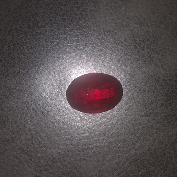 india gemological lab | Jewelry | Red Topaz Stone | Poshmark