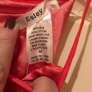 Esley | Dresses | Nwt Esley 3 Silk Dress | Poshmark