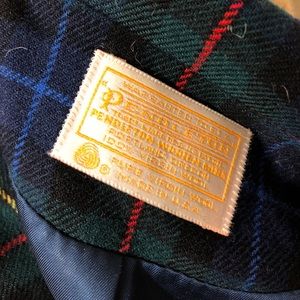 Pendleton | Jackets & Coats | Vintage Pendleton Plaid Blazer Wool Tweed ...
