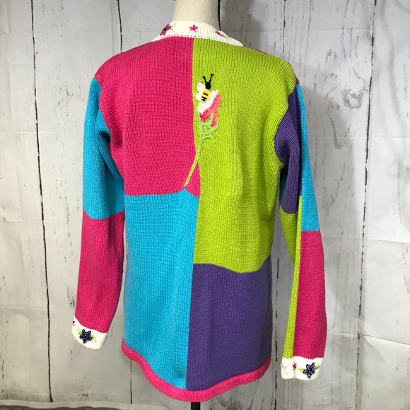 Storybook | Sweaters | Vtg Storybook Knits Beaded Medium Sweater | Poshmark