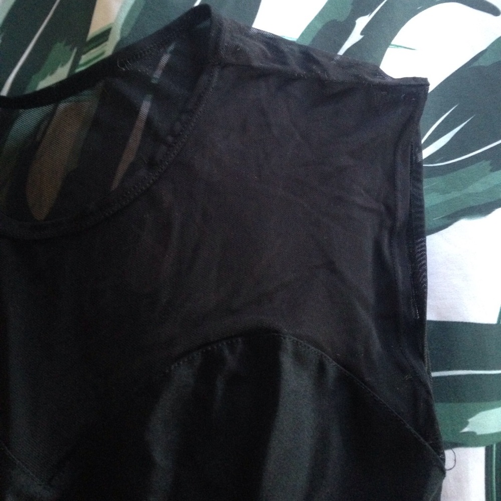 American Apparel Mesh Neck Satin Body - Gem