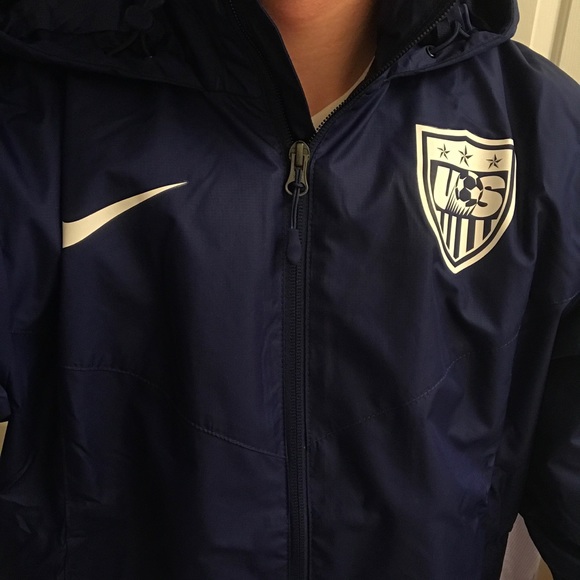 Nike | Jackets & Coats | Vintage Us Soccer Nike Stormfit Rain Jacket ...