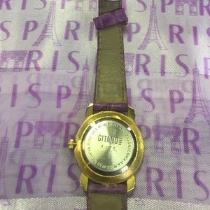 Gitano | Accessories | Gitano Lavender Leather Watch | Poshmark