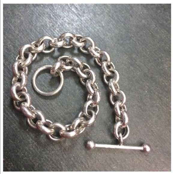 Jewelry | Solid Silver Italian Fancy Cable Link Bracelet | Poshmark