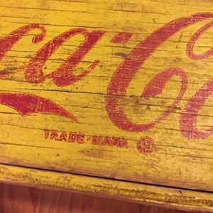 Other | Vintage Coca Cola Wooden Crate Box | Poshmark