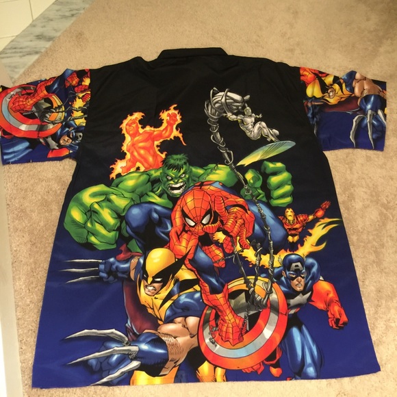 Marvel Button Down Shirt