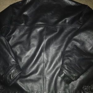 Structure | Jackets & Coats | Gently Used Structure Black Leather ...
